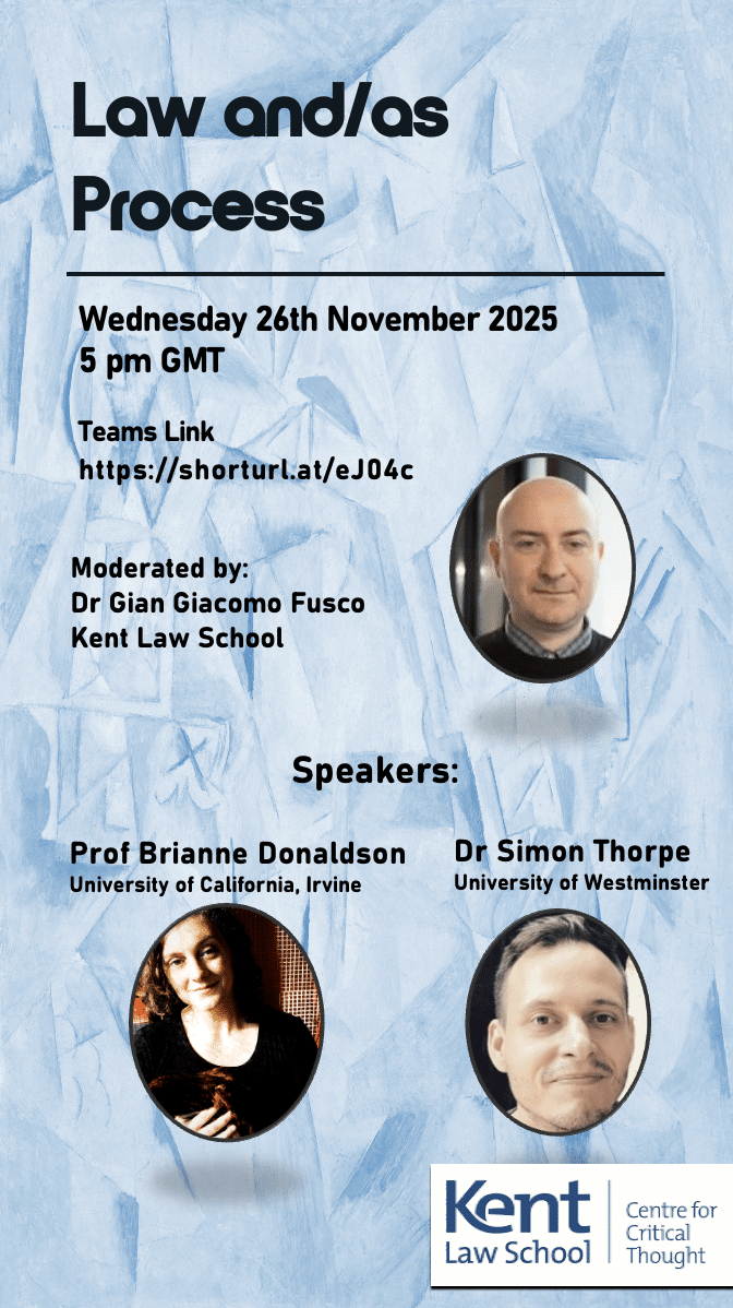 Event: Law and/as Process II